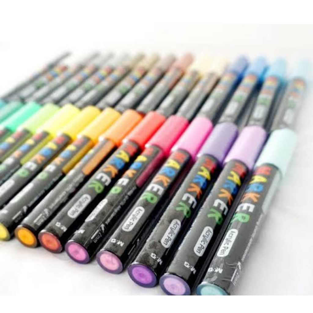 Jual SPIDOL AKRILIK, ACRYLIC MARKER APL976D M&G | Shopee Indonesia