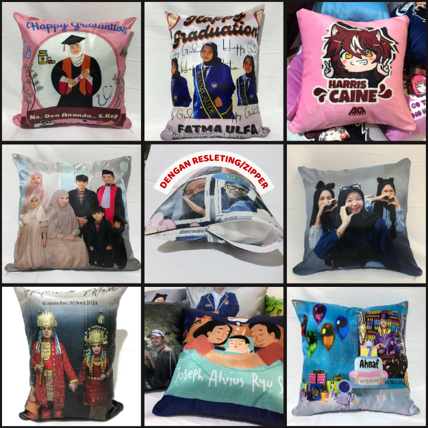 Jual Bantal Custom Foto 2 sisi FULL PRINTING 1 Bantal 1 Gambar Uk30x40 ...