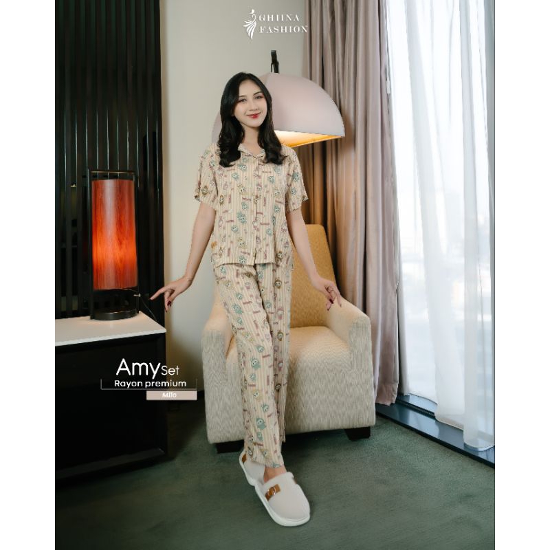 Jual amy piama labubu by ghiina fashion | Shopee Indonesia