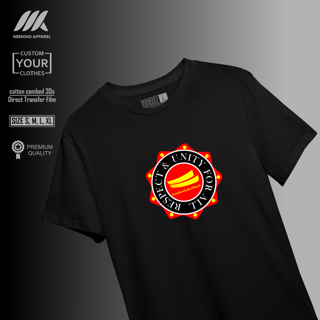 Jual MIMKHO Kaos Rezpector Bf2b / Kaos Rezpector / Kaos bondanfade2black | Shopee Indonesia