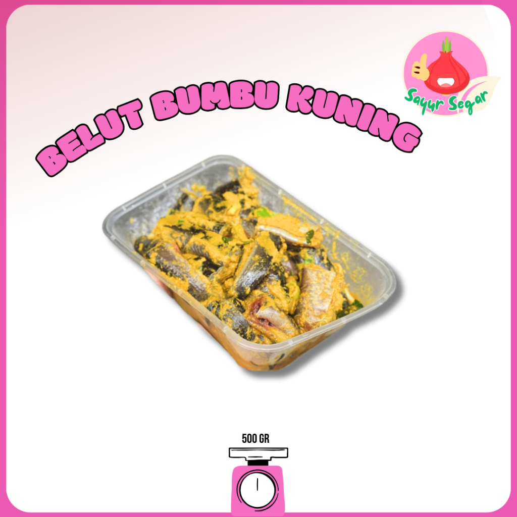 Jual Sayur Segar - Belut Segar Bumbu Kuning/ Seasoned Eel 500 gr ...