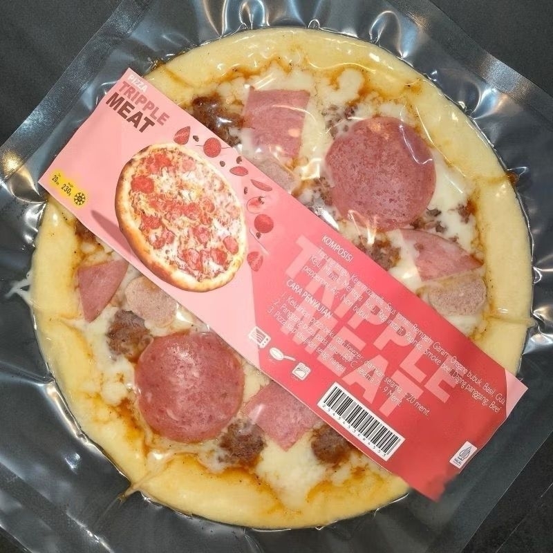 Jual Pizza Frozen Homemade Tripple Meat Diameter 20 | Shopee Indonesia