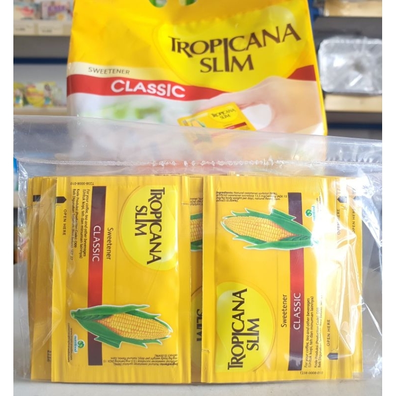 Jual Gula Tropicana Slim Classic 2,5Gr 20Sachet / Gula Tropicana Slim ...