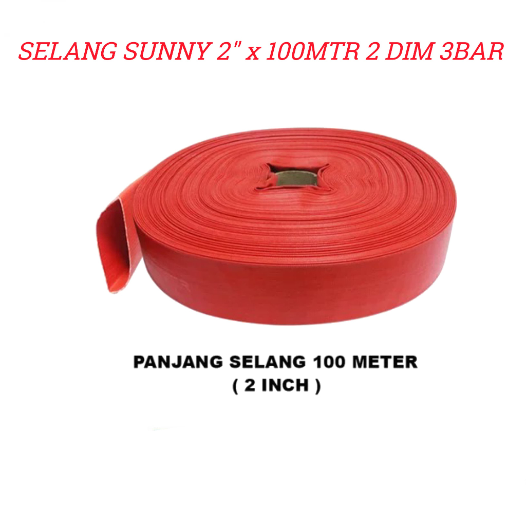 Jual MAESTRO Selang Irigasi Sawah 2 Inch 100 Meter 2 Dim Selang Sunny ...