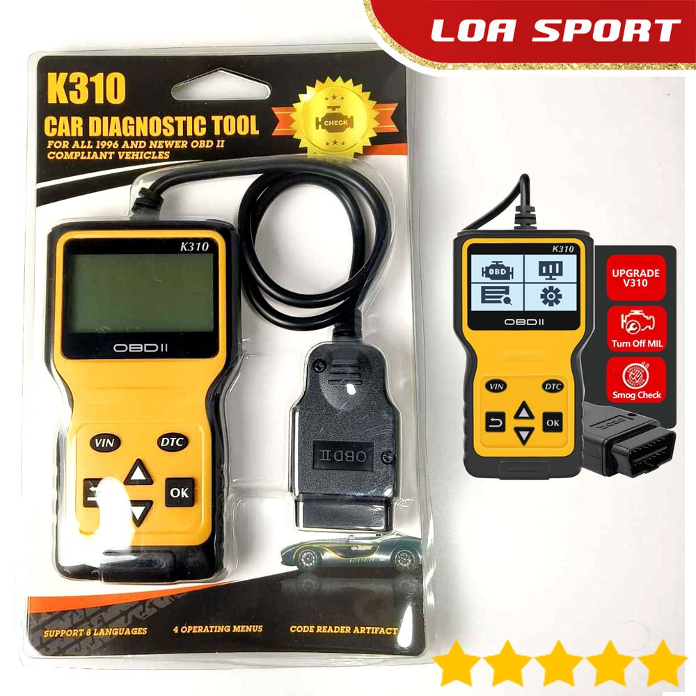 Jual Alat Scan Mobil OBD Scanner OBD2 Layar LCD Handheld Car Diagnostic | Shopee Indonesia