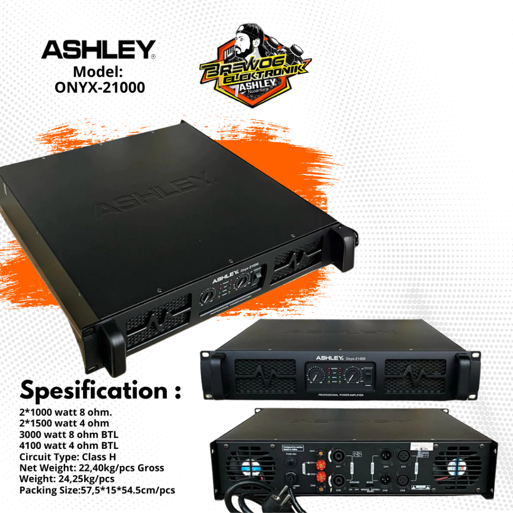 Jual ORIGINAL BREWOG ASHLEY NUSANTARA ASHLEY POWER ONYX-21000 | Shopee ...