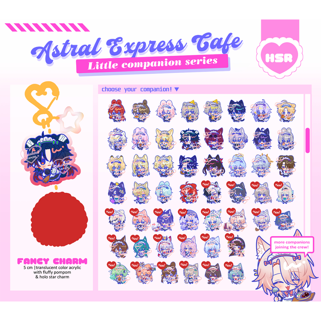 Jual HSR / Honkai Star Rail - Astral Express Cafe Fancy Charms | Shopee ...