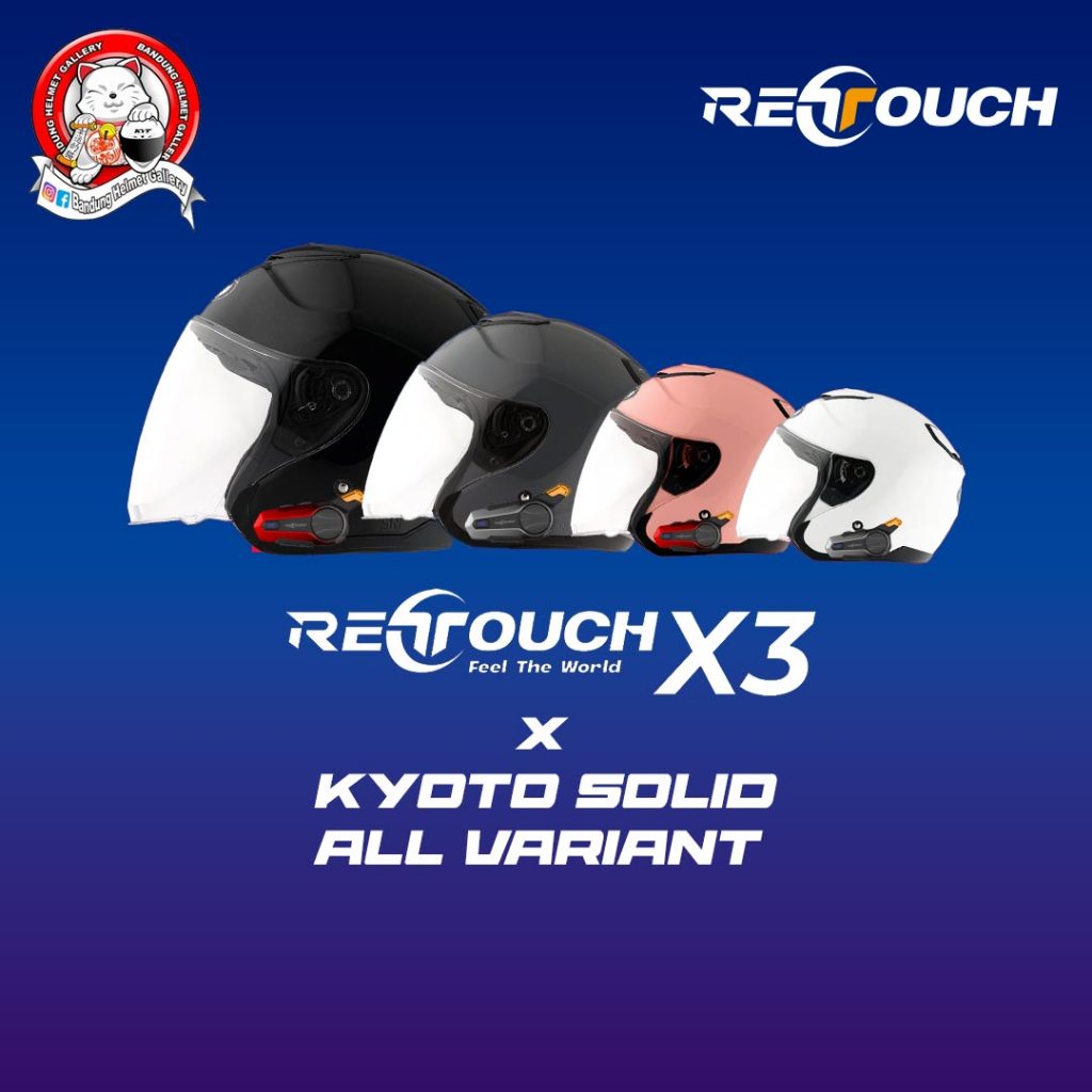Jual KOLABORASI BUNDLING Retouch x BHG Interkom Retouch X3 KYT Kyoto ...