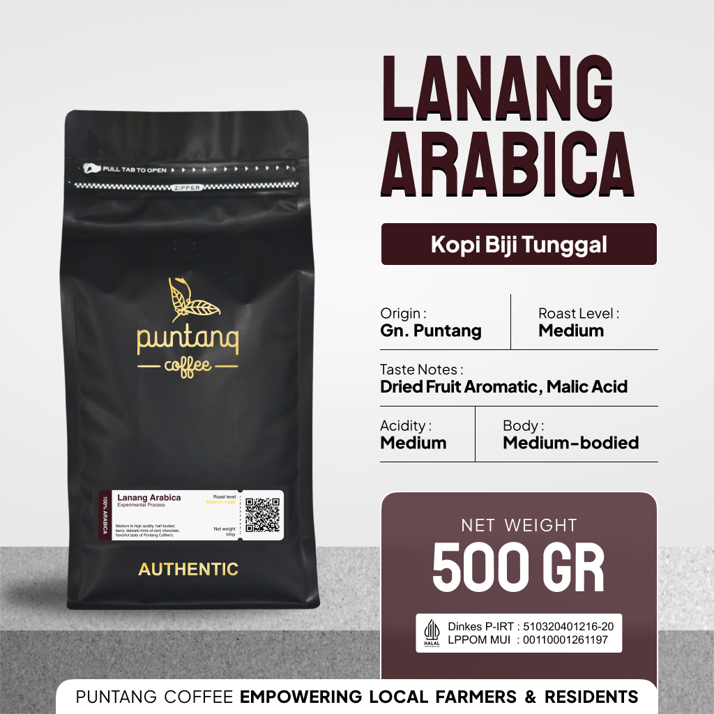 Jual Kopi Lanang, Kopi Jalu, Peaberry Coffee Asli Gunung Puntang 500g ...