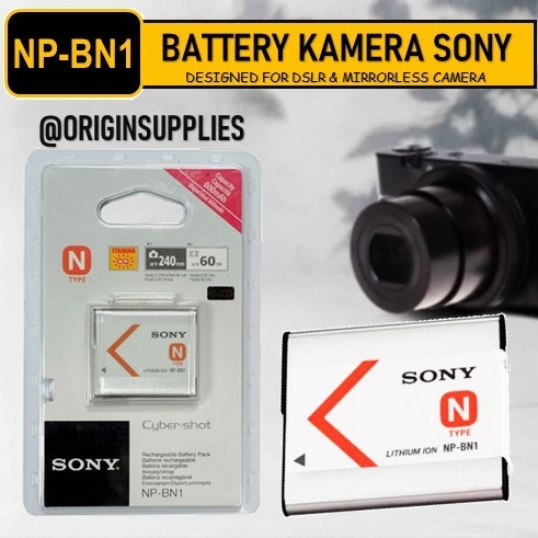 Jual Ready Stok Battery Kamera Baterai For Sony Cybershot Bateray NP ...