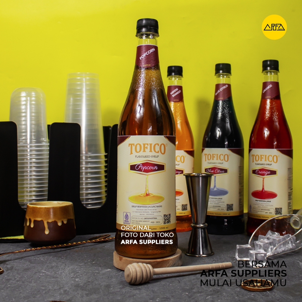 Jual Sirup Tofico PopCorn 1 liter - Simpel Sirup Jagung Pop corn ...