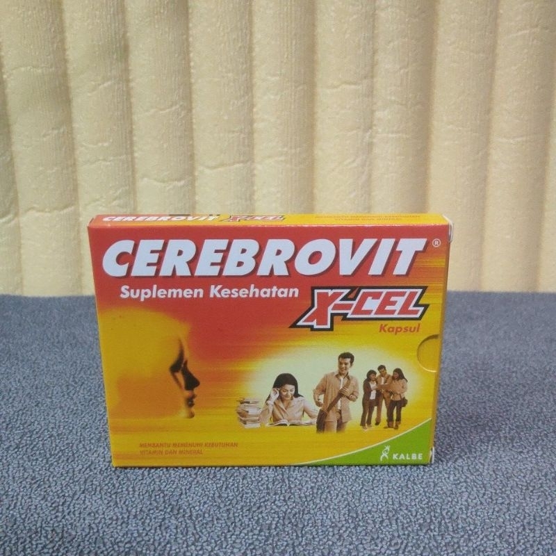 Jual CEREBROVIT X CELL KAPSUL ISI 10 TERMURAH ORIGINAL | Shopee Indonesia