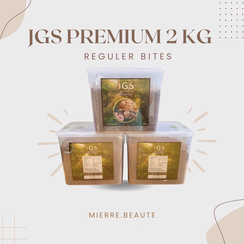 Jual MIERRE - JGS Premium Tortoise Food 2 Kg - Makanan Kura-Kura Darat ...
