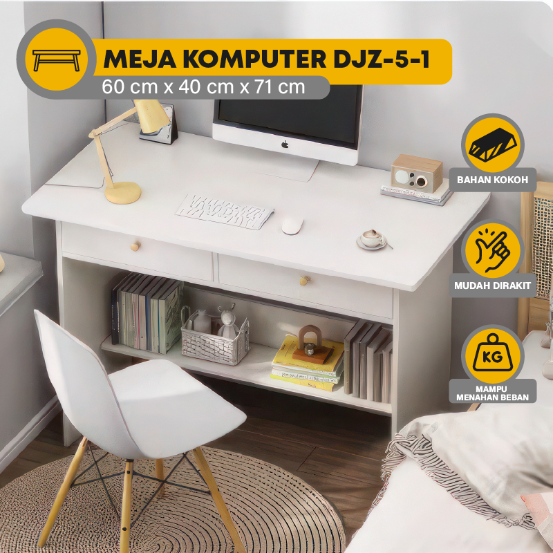 Jual Sweethome Meja Kantor Meja Komputer Meja Belajar Minimalis Meja ...