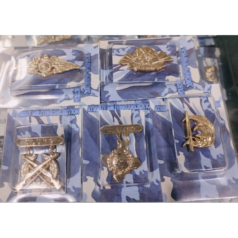 Jual Brivet Dasar Sepuh (Krom) Emas TNI-AL Standart | Shopee Indonesia