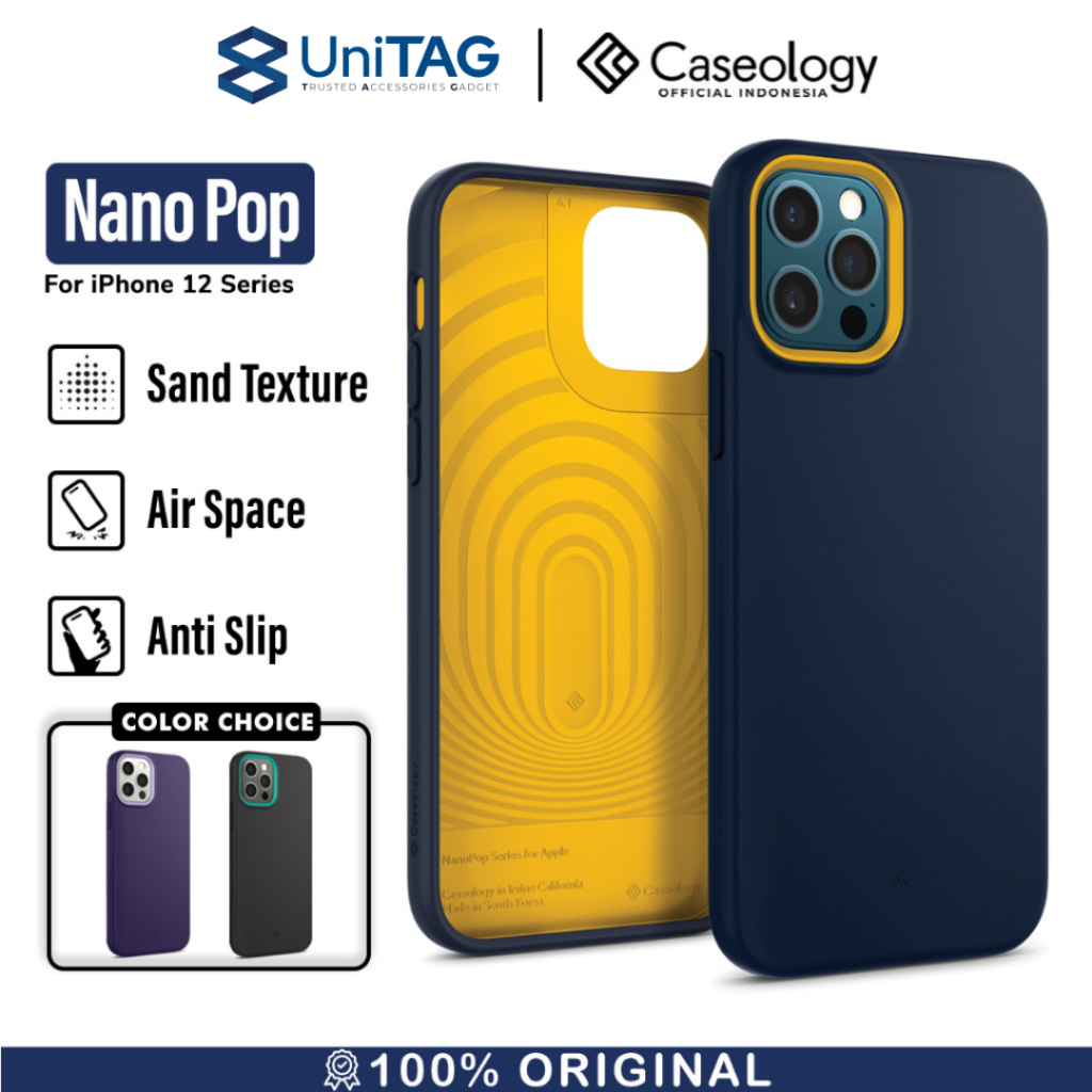 Jual Case iPhone 12 Pro Max 12 Mini Caseology by Spigen Nano Pop ...