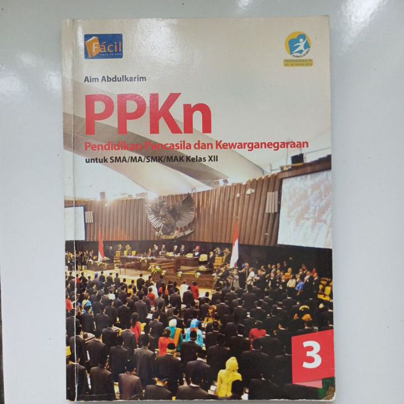 Jual BUKU PENDIDIKAN PANCASILA DAN KEWARGANEGARAAN PPKN KELAS 12 XII GRAFINDO FACIL | Shopee ...