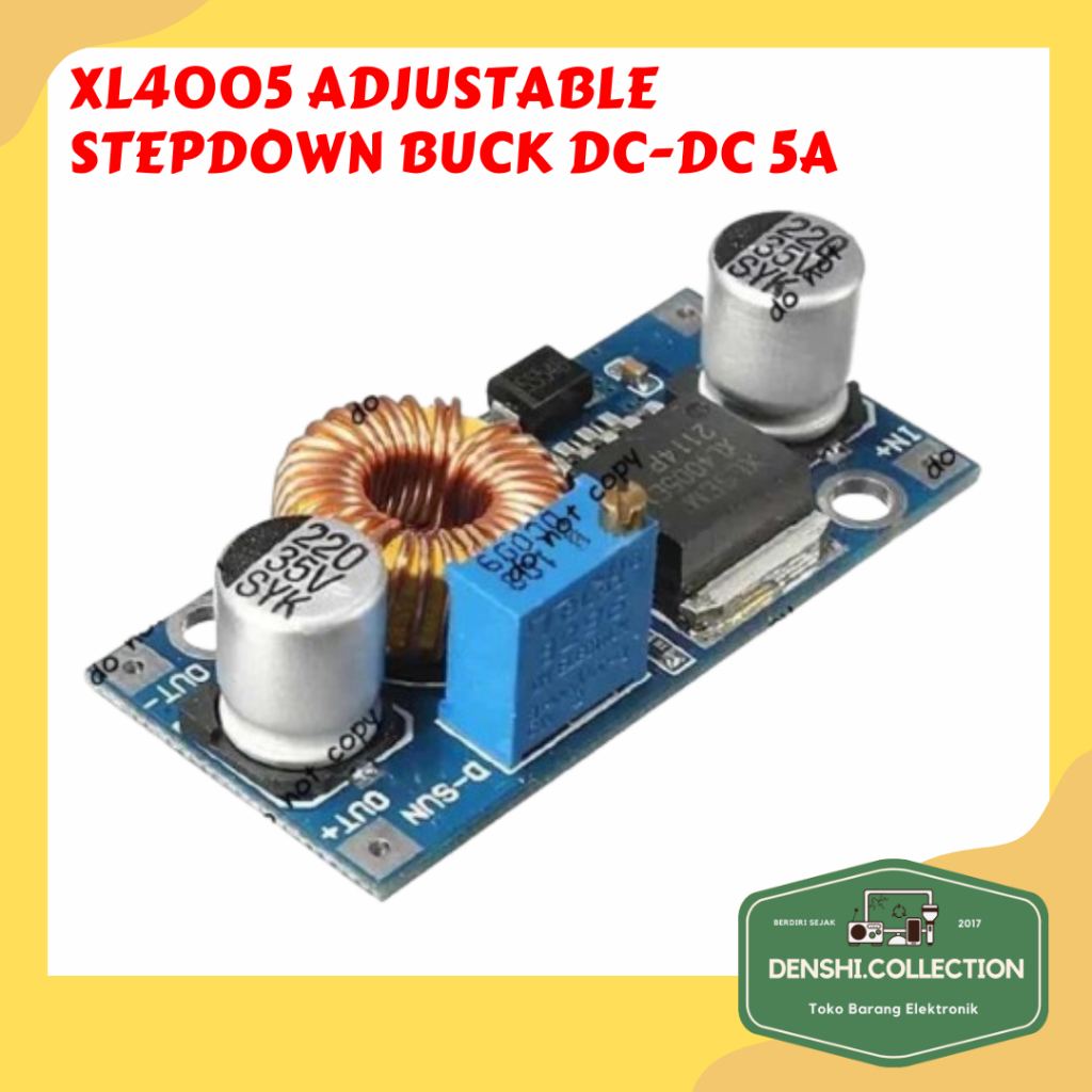 Jual XL4005 Adjustable DC-DC Step Down Buck Module 5A Adjustable XL4005 ...