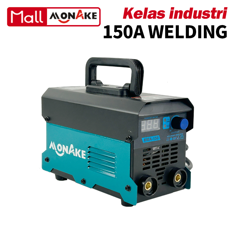 Jual MONAKE Alat Jerman Mesin Las Inverter Welding mesin las listrik 450 watt MMA 120A IGBT 450 ...