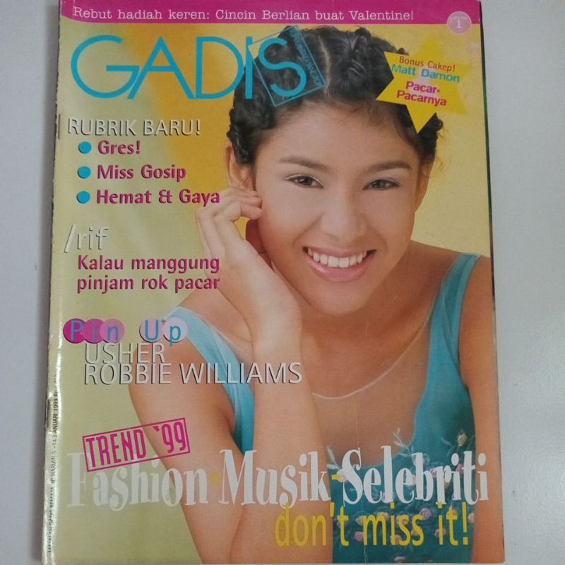 Jual Majalah Gadis Tahun 1999 Cover Kemenangan Dahlia Lukman | Shopee Indonesia