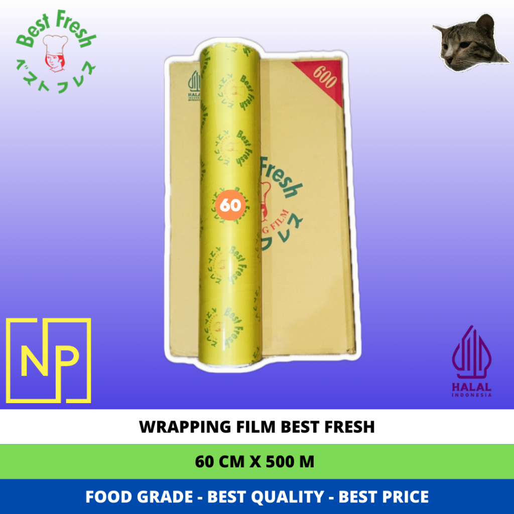 Jual Wrapping Film - BEST FRESH - 60 CM X 500 M - Food Grade - Kualitas ...