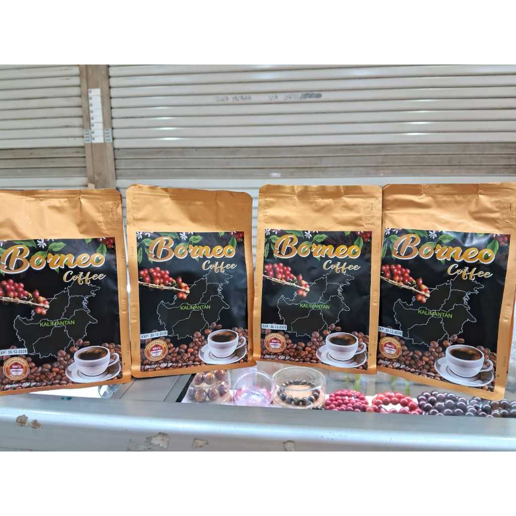 Jual KOPI BORNEO ROBUSTA Kopi Asli Kalimantan, 100% kopi Asli tanpa ...