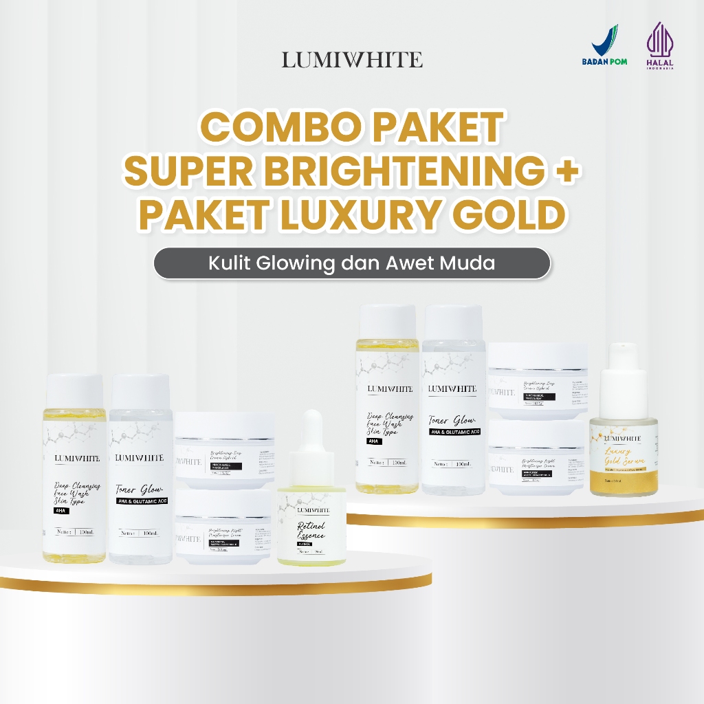 Jual (Exclusive) LUMIWHITE - COMBO Paket Super Brightening + Paket ...