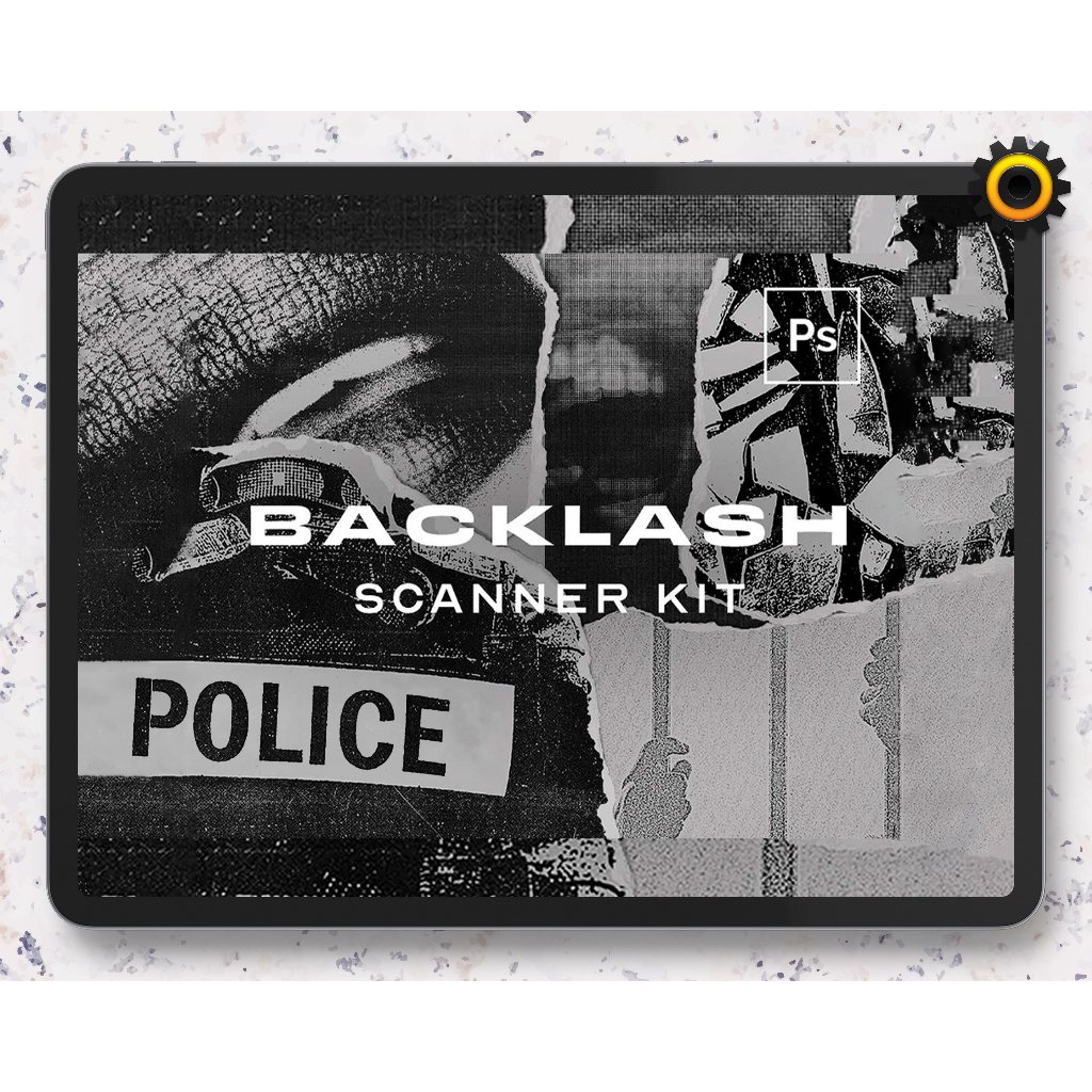 Jual Photoshop Action - The Visual Tailor Backlash - Scanner Fx Kit | Shopee Indonesia