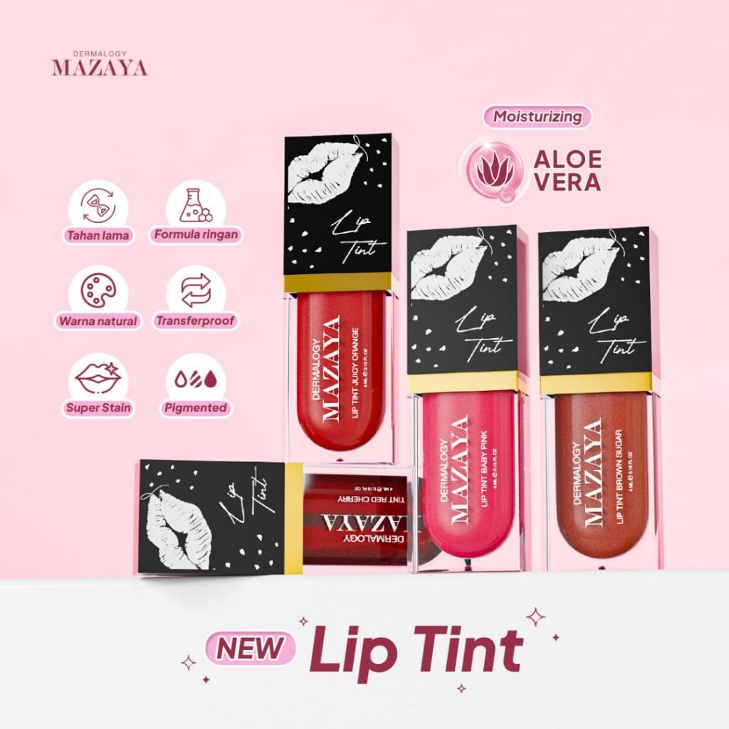 Jual Mazaya Lip Tint 4ml | Shopee Indonesia