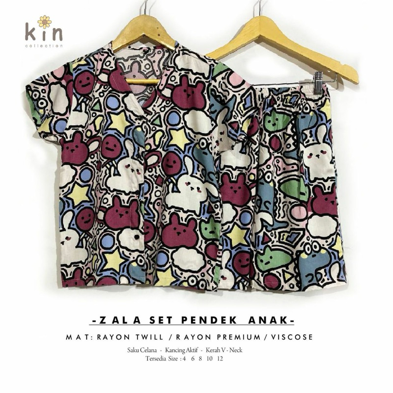 Jual Zala Set Setelan Pendek Anak Laki-Laki Bahan Rayon | Shopee Indonesia