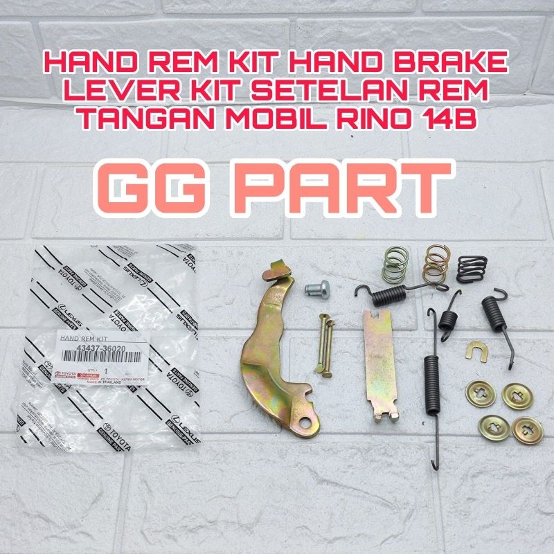 Jual HAND REM KIT HAND BRAKE LEVER KIT SETELAN REM TANGAN MOBIL RINO ...