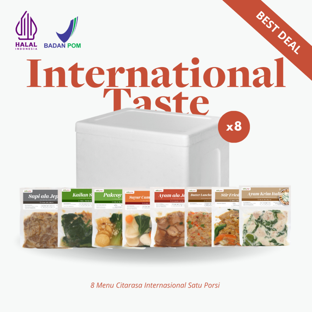Jual Satu Porsi International Taste | Shopee Indonesia
