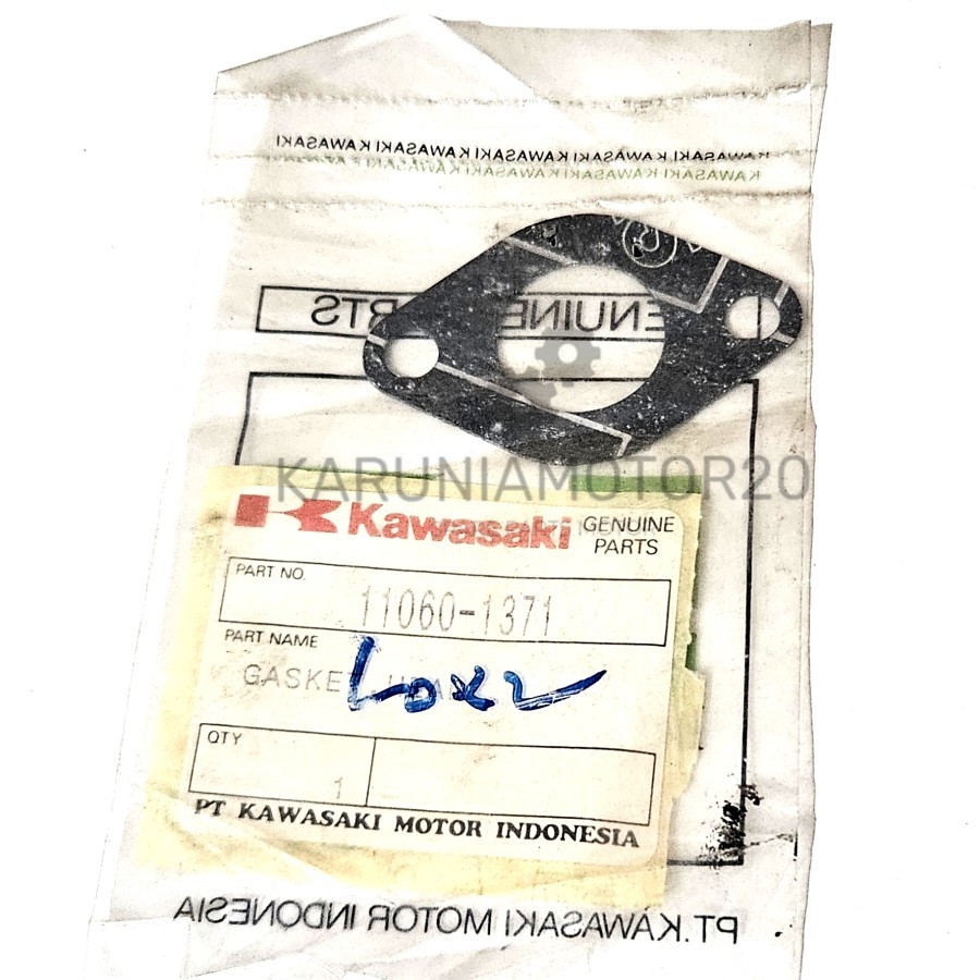 Jual Paking Intake Karburator Kaze Original Kawasaki 11060-1371 ...