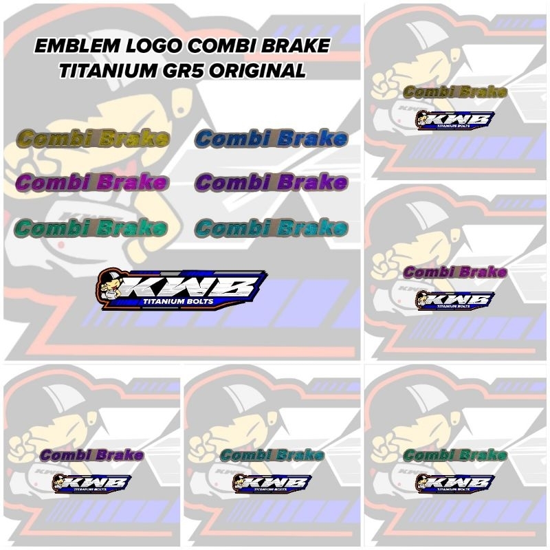 Jual Emblem logo combi brake emblem logo body spakbor combi brake ...