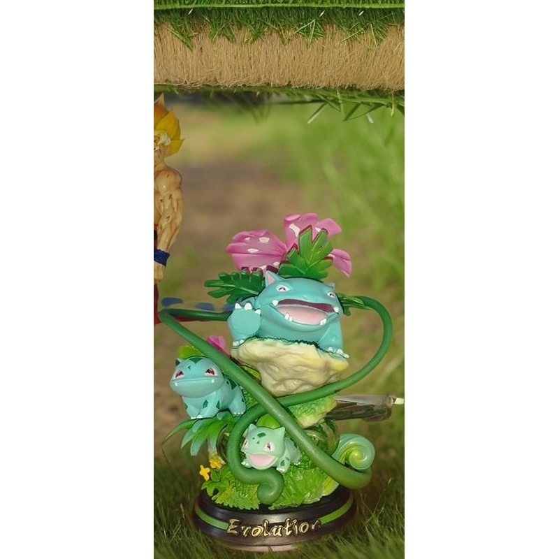 Jual Figure Pokemon Evolution Venusaur ivysaur Burbasaur Led Gk Studio ...