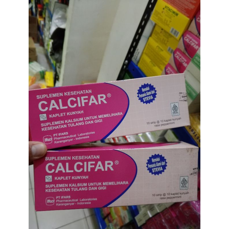 Jual calcifar tablet box 100 tab | Shopee Indonesia