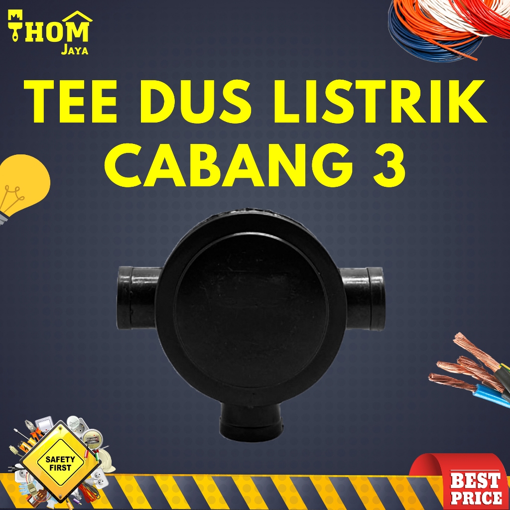 Jual TEE DUS LISTRIK / T DUS LISTRIK / TEE DUS BULAT / T DUS BULAT ...