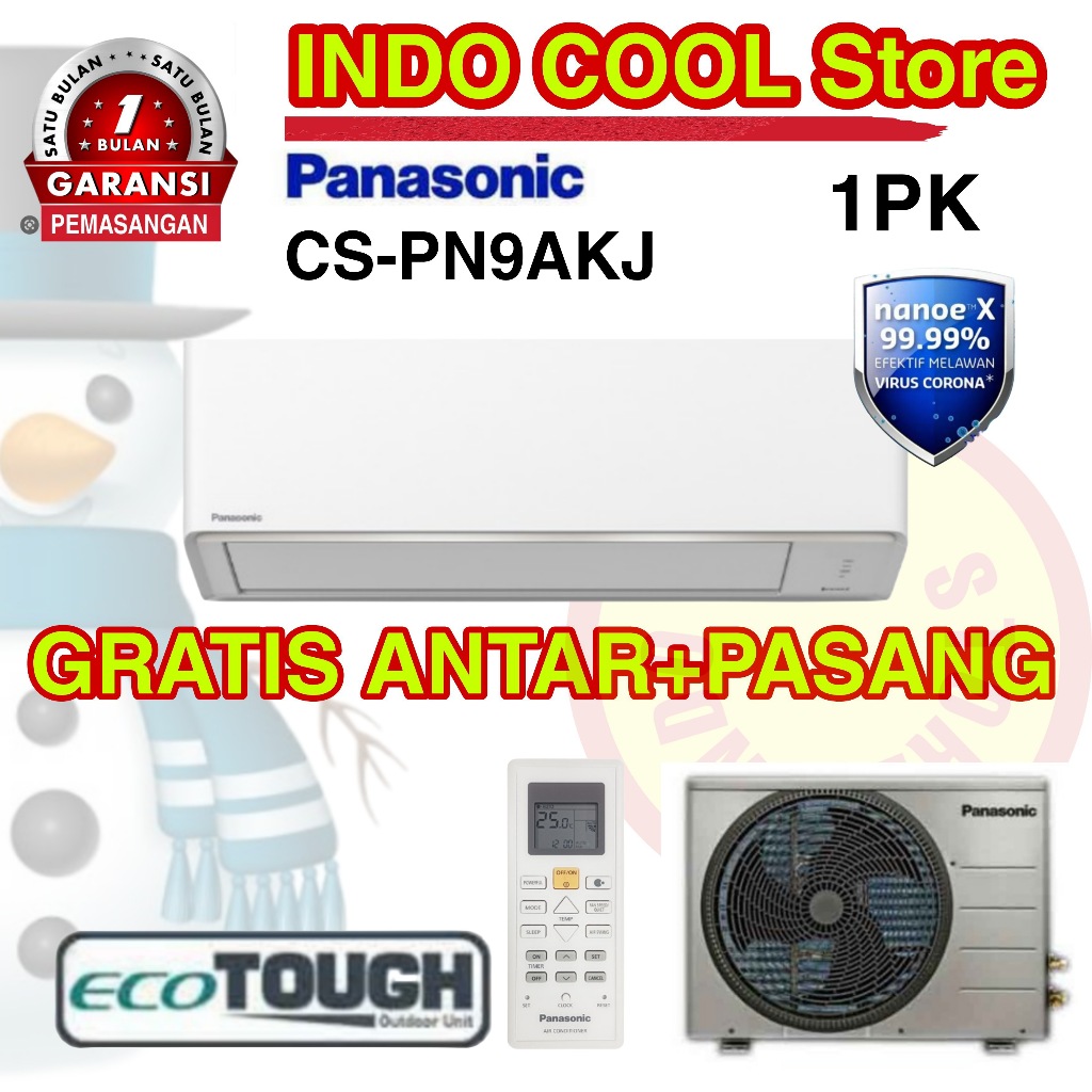 Jual Ac Split Panasonic 1 PK PN9 Deluxe Standard | Shopee Indonesia