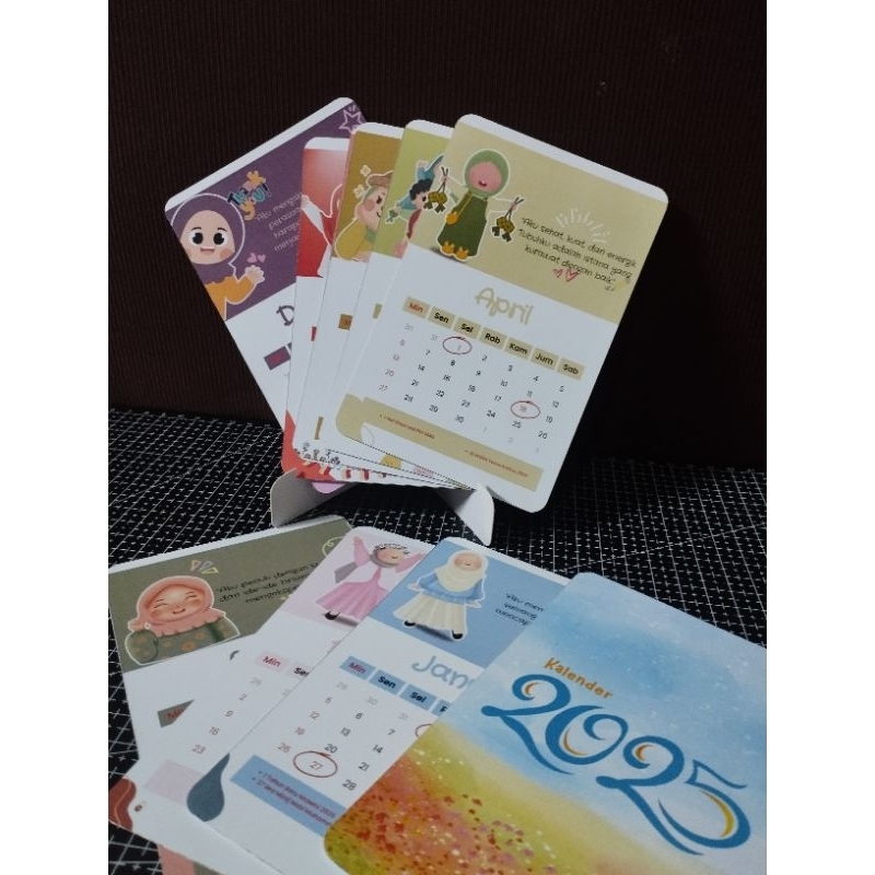 Jual [Kidzy Creations] Kalender Anak Lucu & Estetik | Kalender Tahun ...