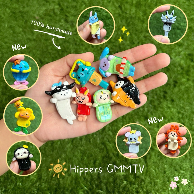 Jual READY STOCK Hippers Mascot GMMTV (handmade with clay) Look Khunoo ...