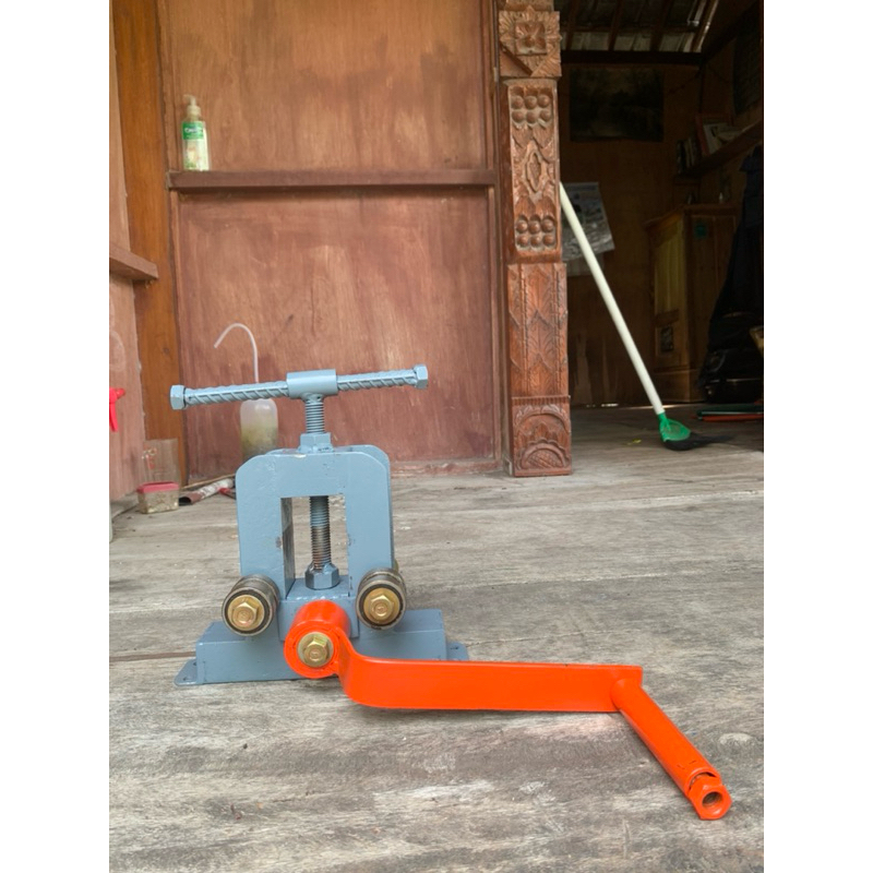Jual alat roll besi beton nako ulir plat strip manual super cepat ...