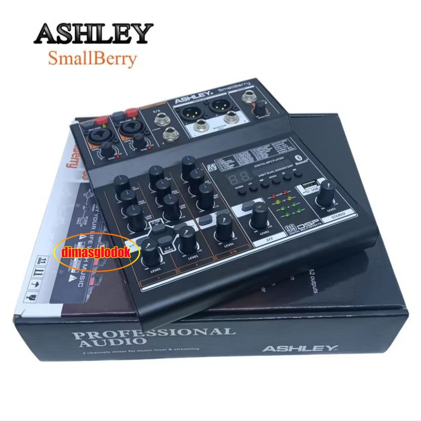 Jual MIXER ASHLEY 4 Channel SmallBerry 99 DSP Original Ashley Garansi ...