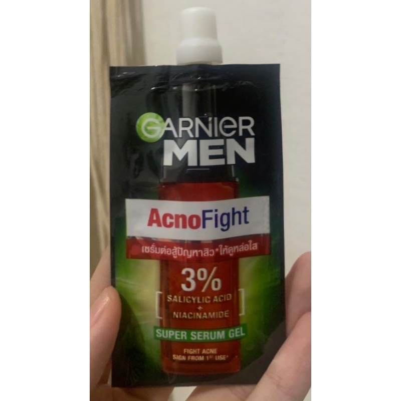 Jual Garnier Men Man Acno Fight Super Serum Gel Sachet 7 ml | Shopee ...
