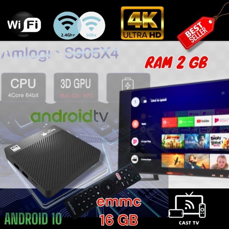 Jual android box tv stb android tv bluetooth voice command akari ax512 ...