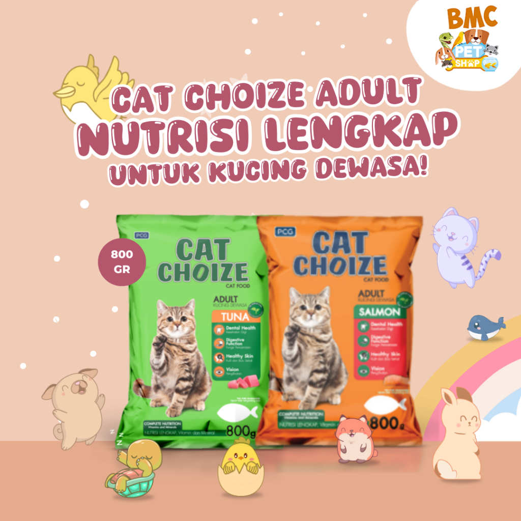 Jual BMC Petshop Cat Choize Adult Dry Cat Food Makanan Kering Kucing ...