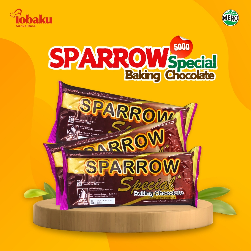 Jual SPARROW Special Baking Chocolate 500g _ | Shopee Indonesia