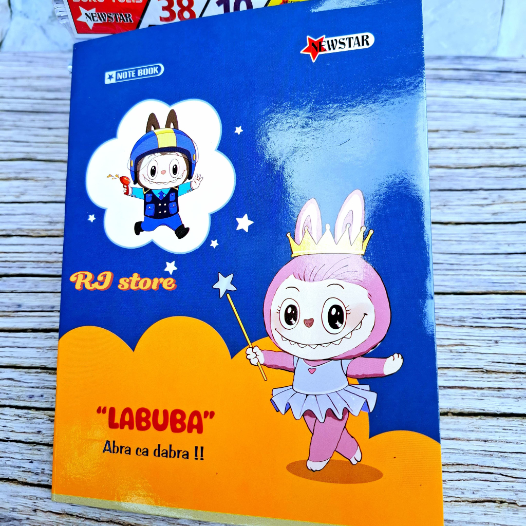 Jual BUKU TULIS SEKOLAH LABUBU 38 LEMBAR [ISI 5 BUKU DAN 10 BUKU ...