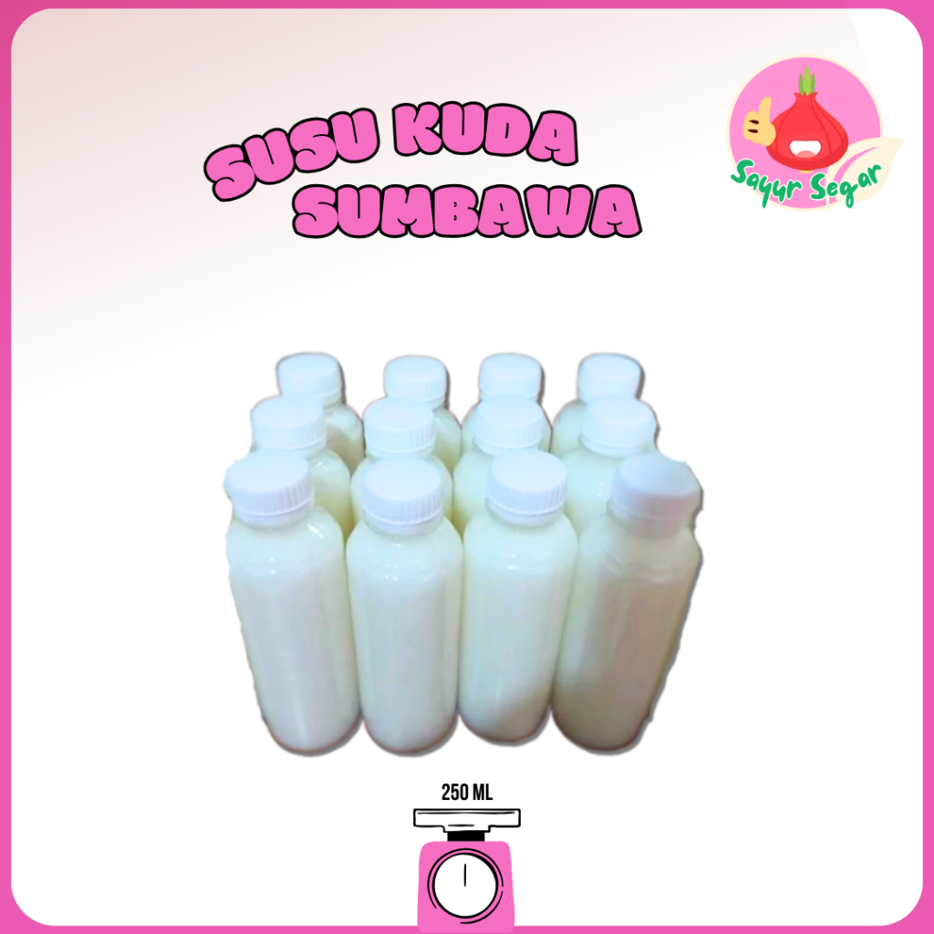Jual Sayur Segar - Susu Kuda Liar Sumbawa Bima/Bima Horse Milk 250 ml ...