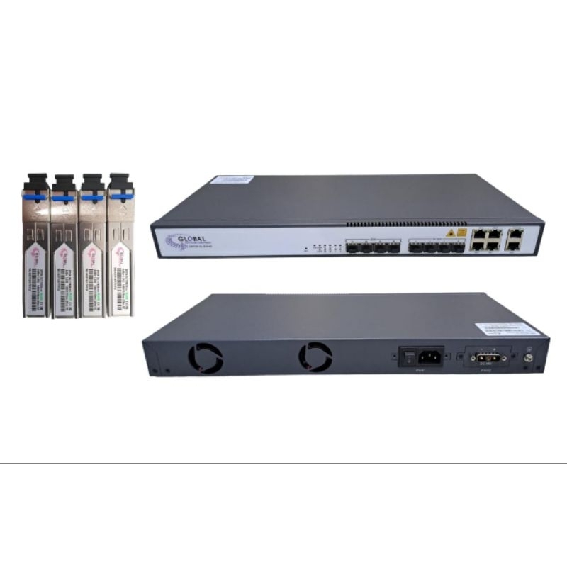Jual OLT EPON GLOBAL 4 PORT, POWER AC/DC | Shopee Indonesia