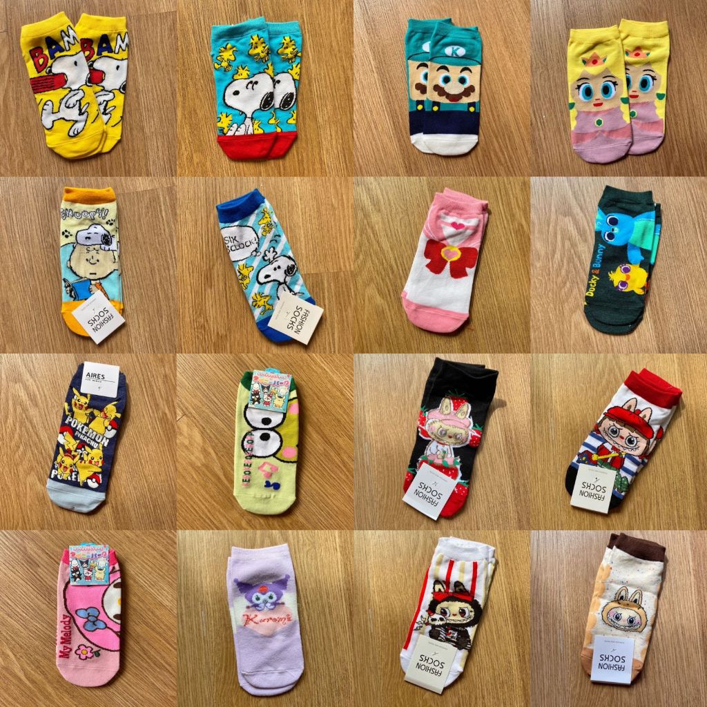 Jual Kaos Kaki Cute Kaos Kaki Santai Dewasa Anak-Anak Casual Sytle ...